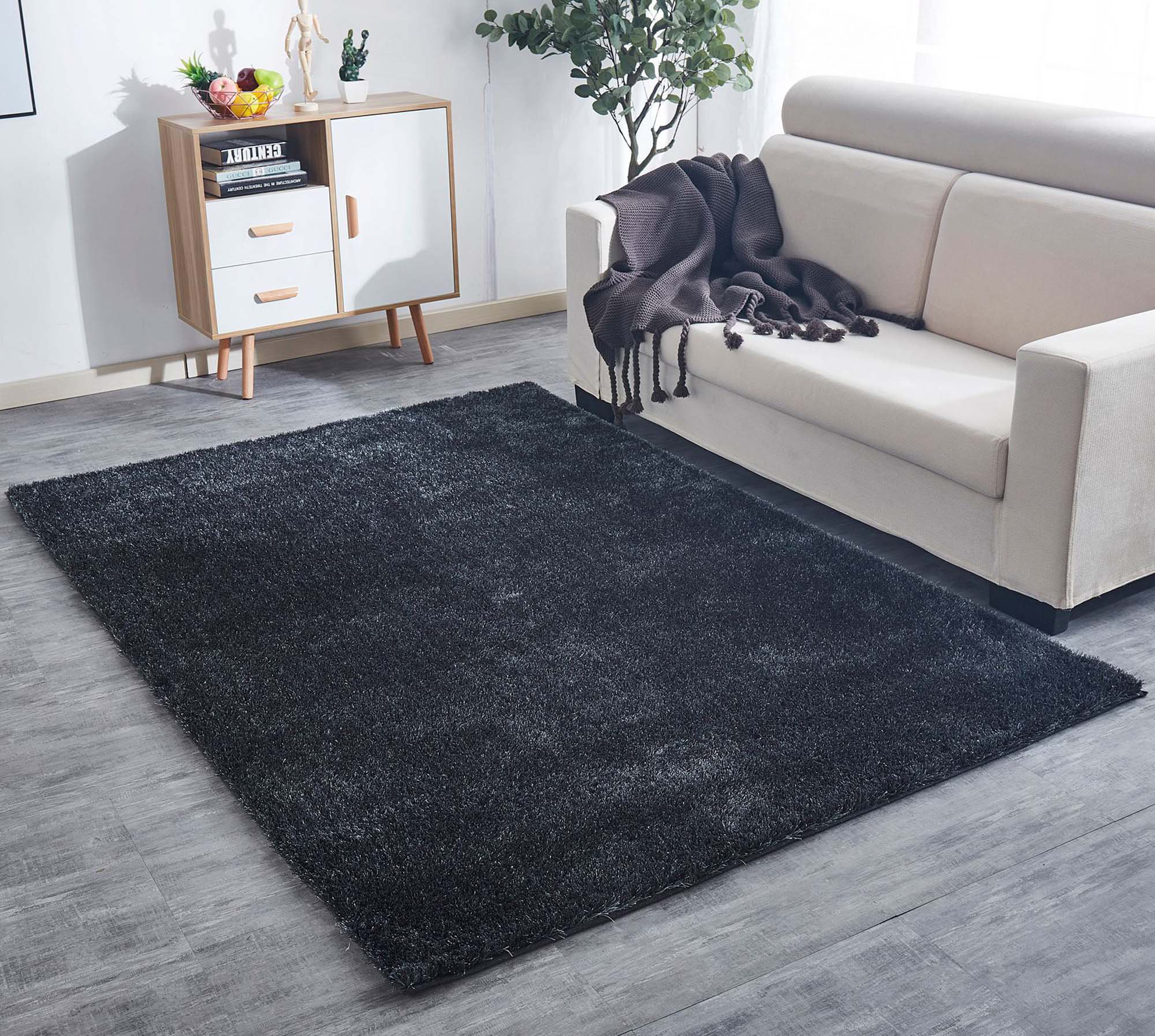 Mercer41 Fuzzy Shaggy Hand Tufted Area Rug | Wayfair