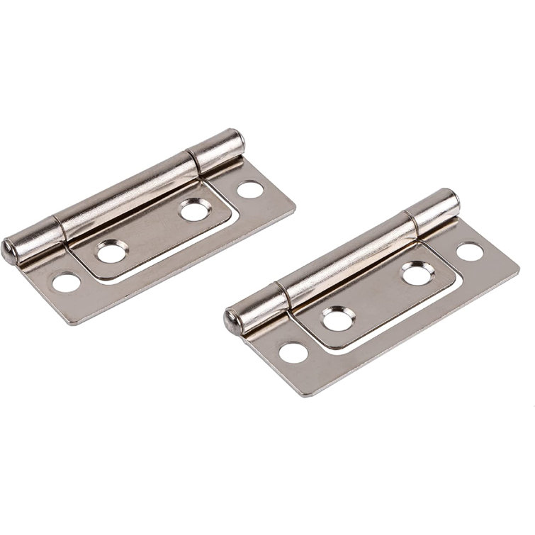 UNIQANTIQ HARDWARE SUPPLY Nickel Chrome Plated Non-Mortise Hinges ...