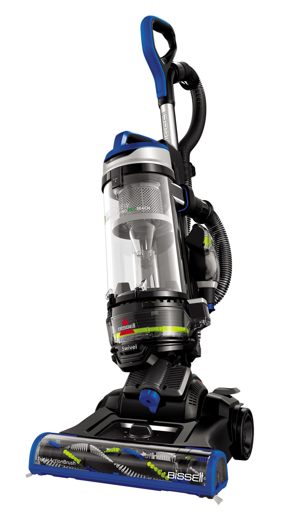 BISSELL CleanView Swivel Rewind Pet Reach Vacuum Cleaner, with Quick ...