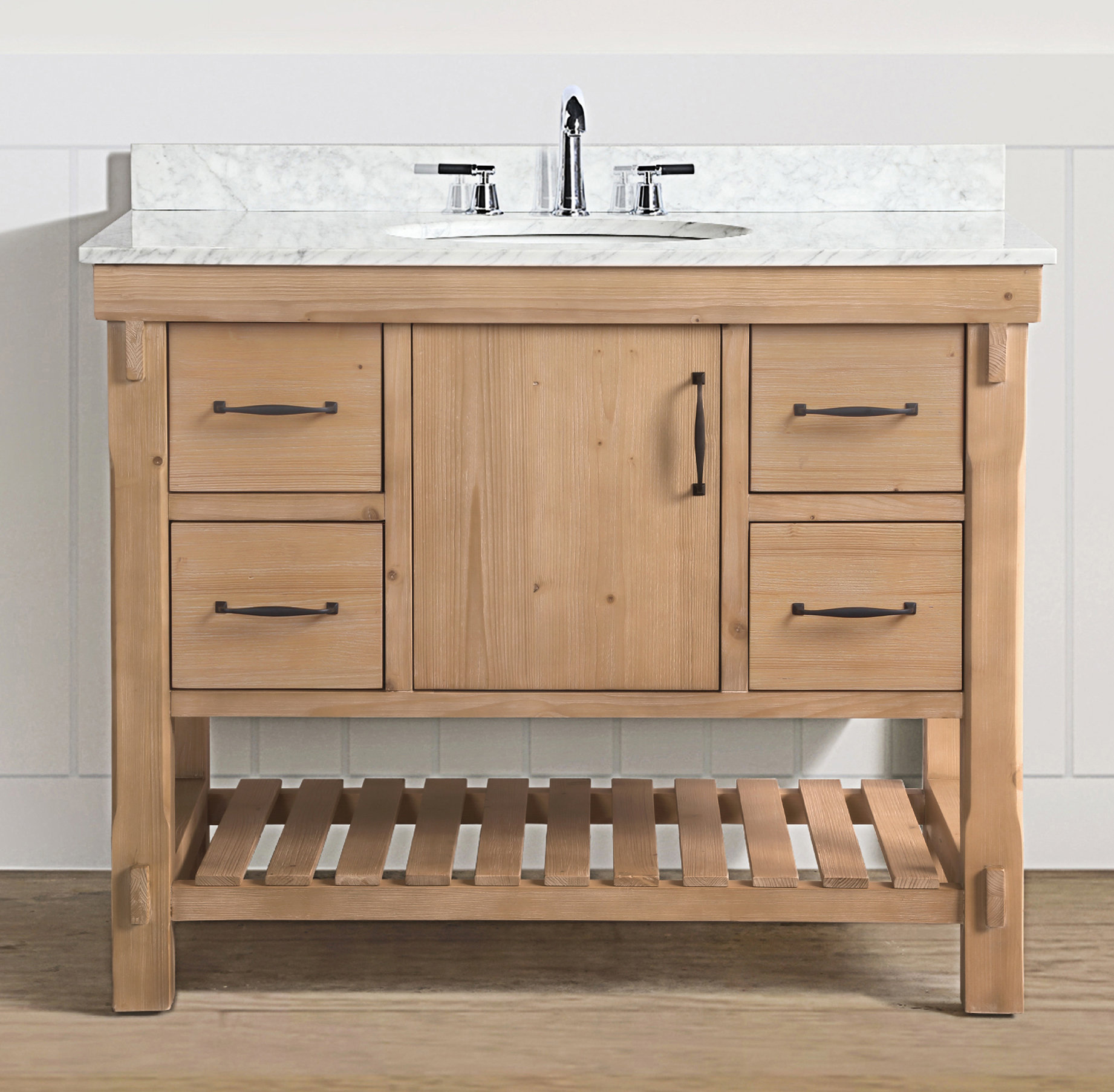 Ari Kitchen & Bath Marina 42" Single Bathroom Vanity Set & Reviews ...