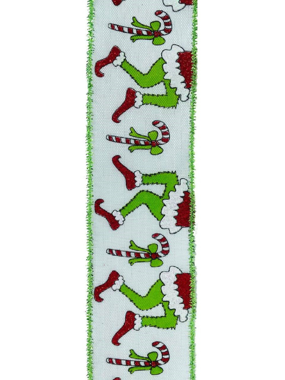 The Holiday Aisle® Grinch Legs Ribbon | Wayfair