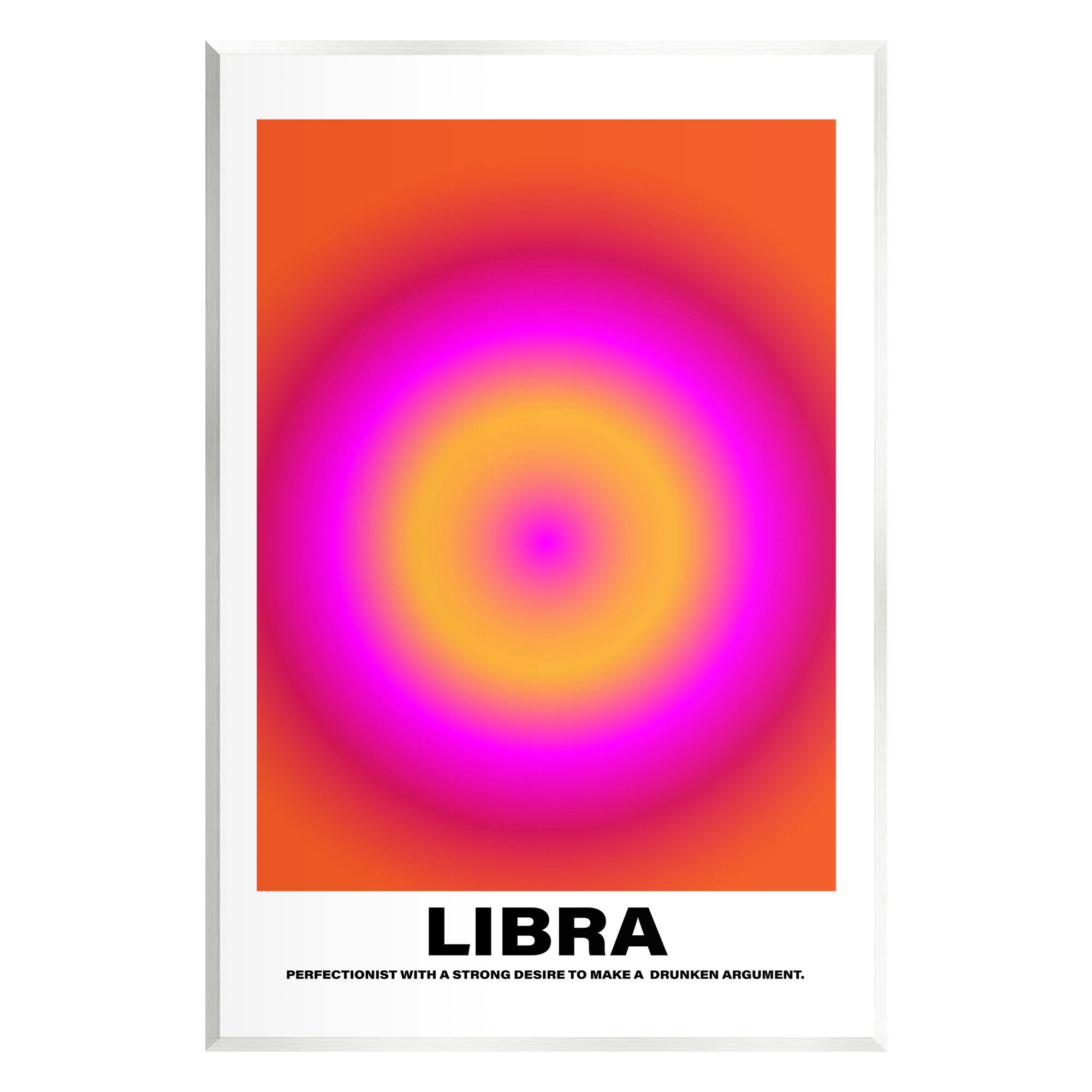 Stupell Industries Funny Libra Astrology Wall Plaque by House of Lulu ...