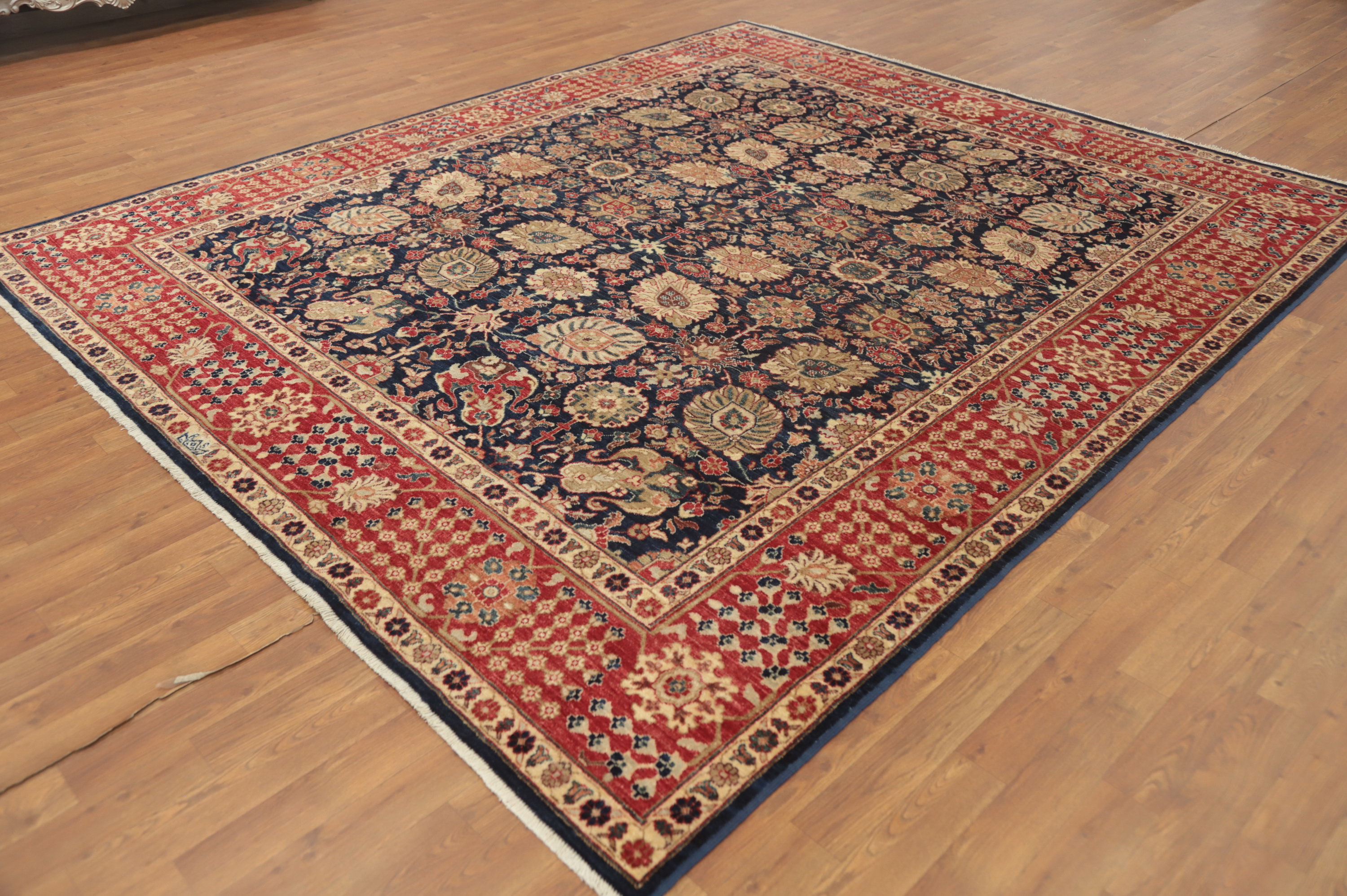 Isabelline Vegetable Dye Ziegler Living Room Area Rug 8x10 | Wayfair