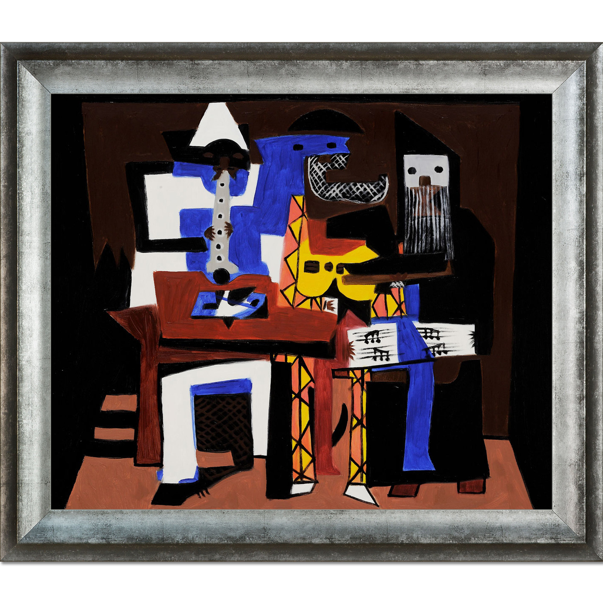 Red Barrel Studio® " Three Musicians " by Pablo Picasso | Wayfair