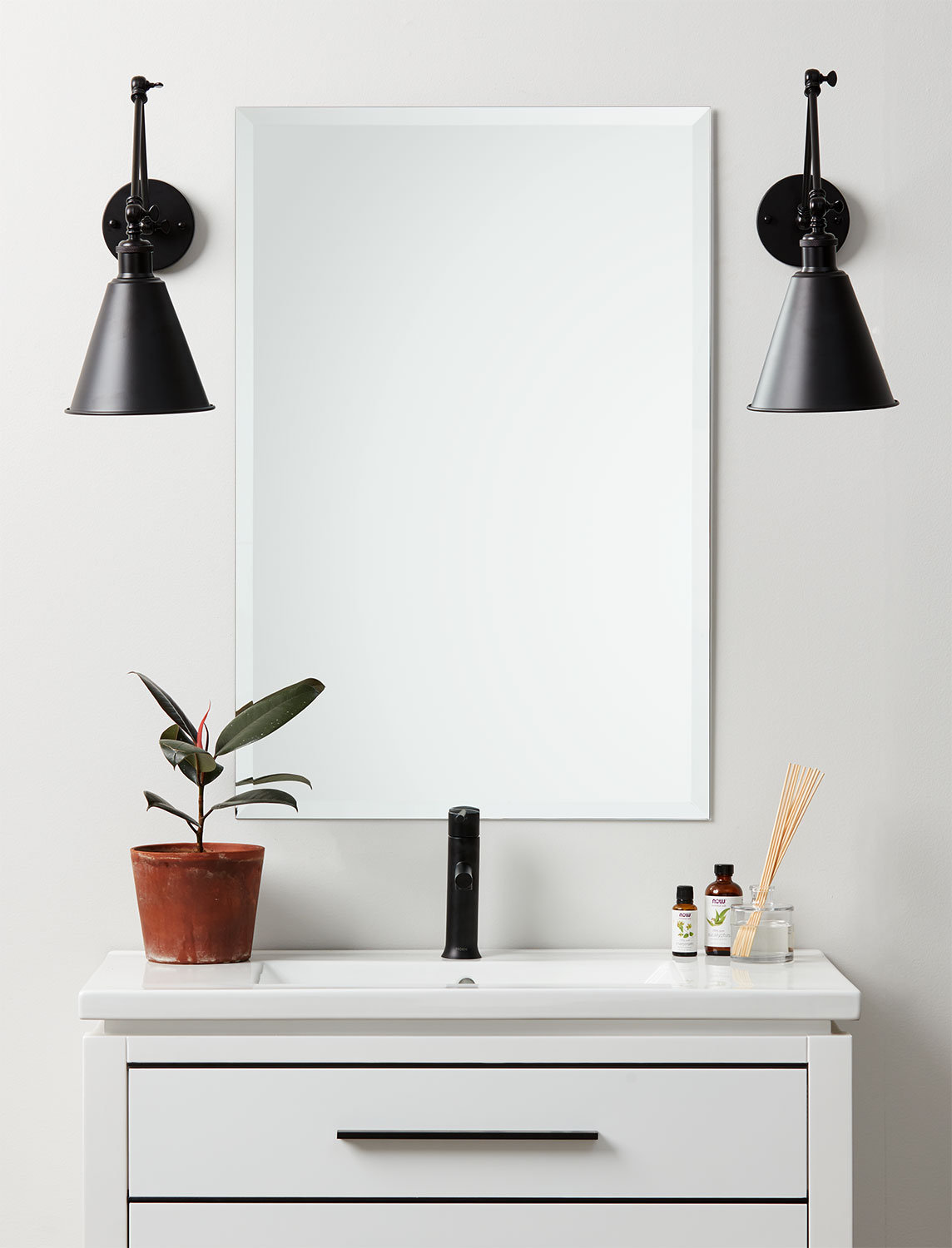 Ebern Designs Petta Flat Wall Mirror & Reviews | Wayfair