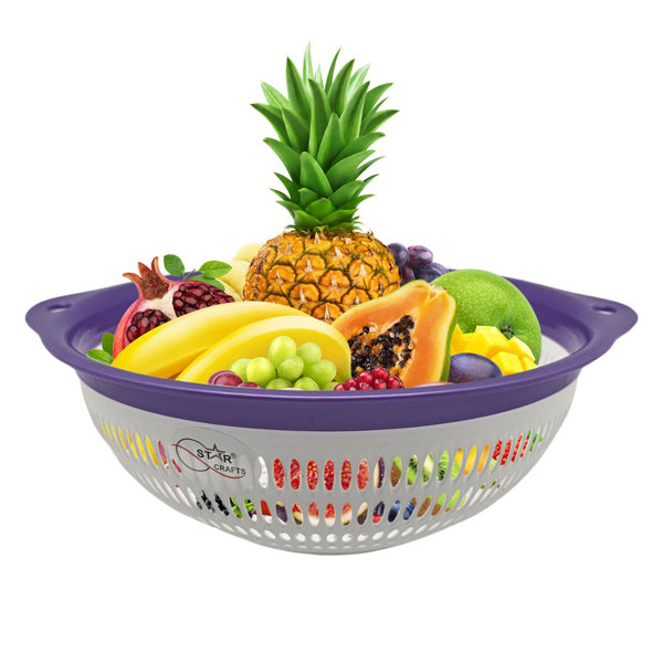 Universal Housewares Plastic Colander with Rim | Wayfair