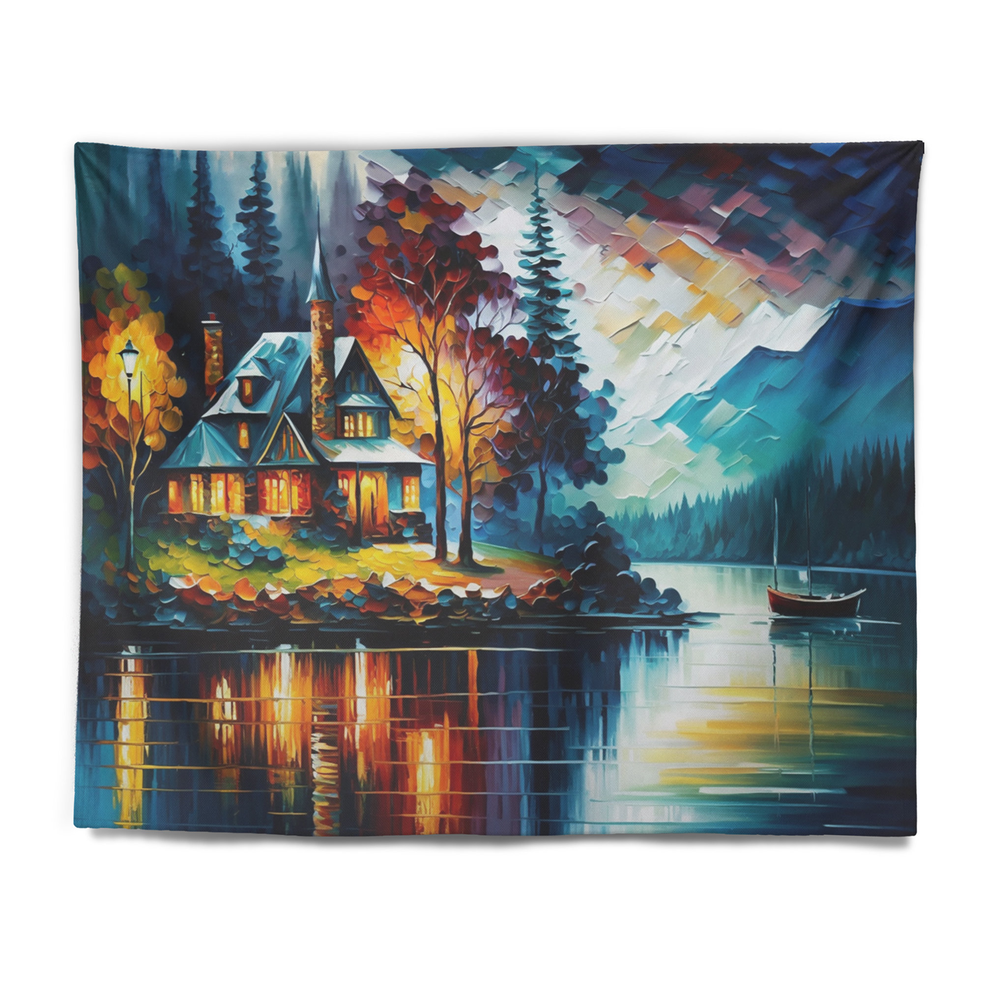 August Grove Colourful Lakehouse By The Lake IV - Farmhouse / Country ...