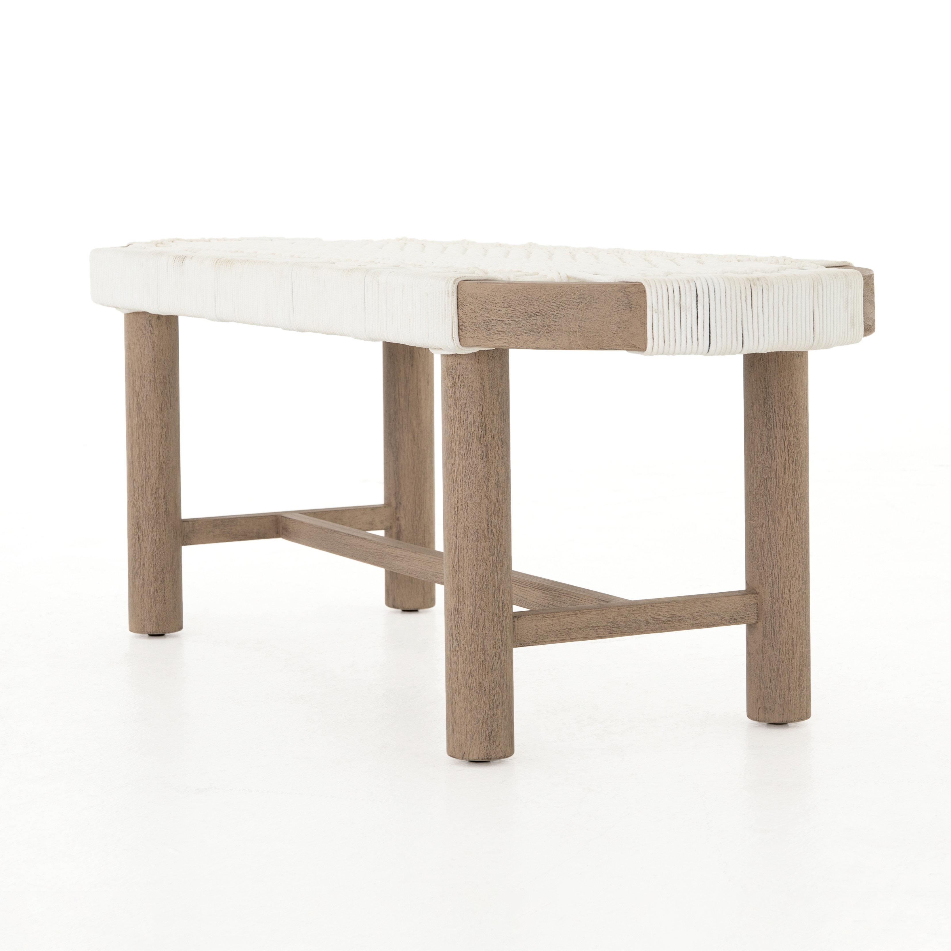 Four Hands Sumner Teak Picnic Bench in Washed Brown | Perigold