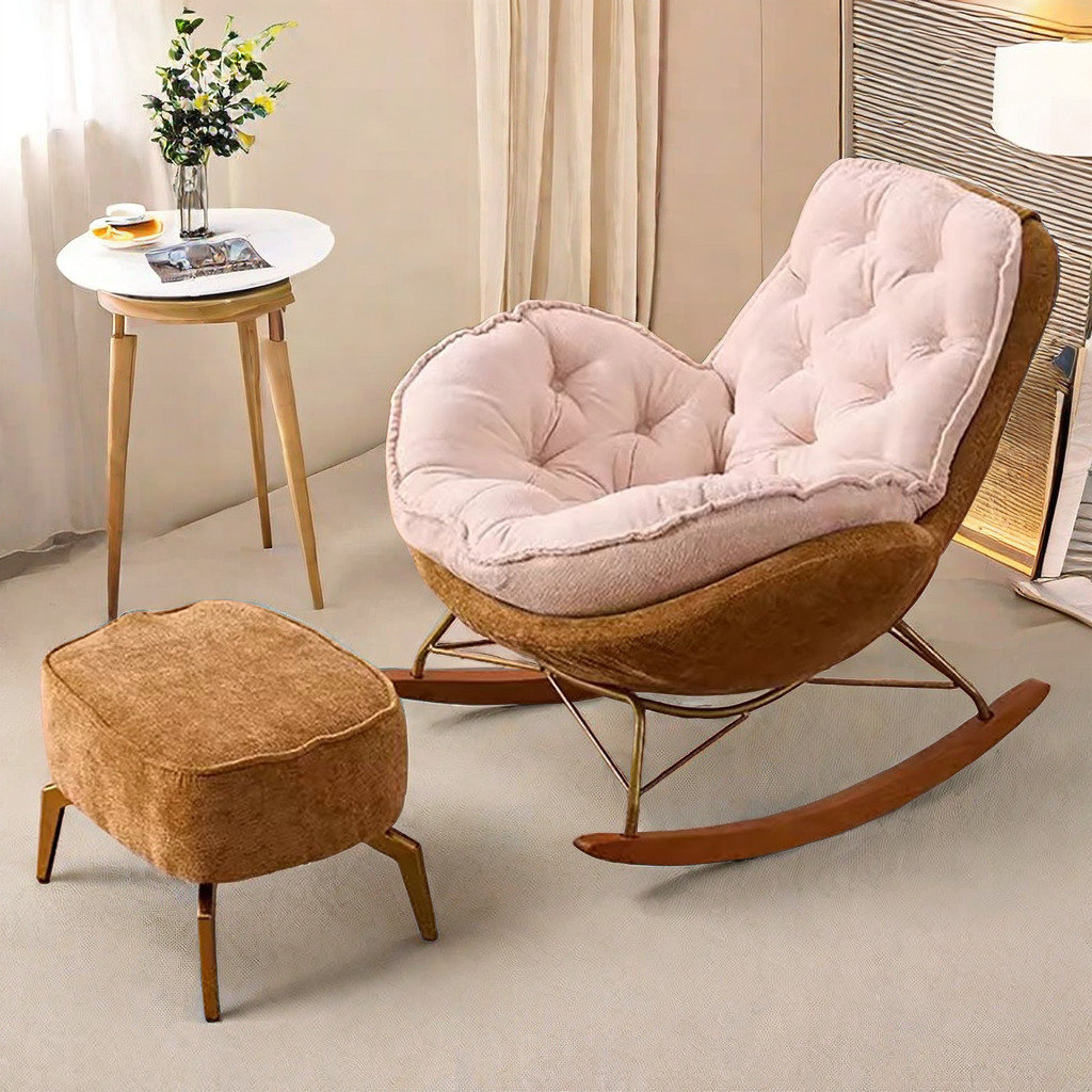 Comfort Zone Furniture.e Penguin Rocking Chair Living Room Light Luxury ...