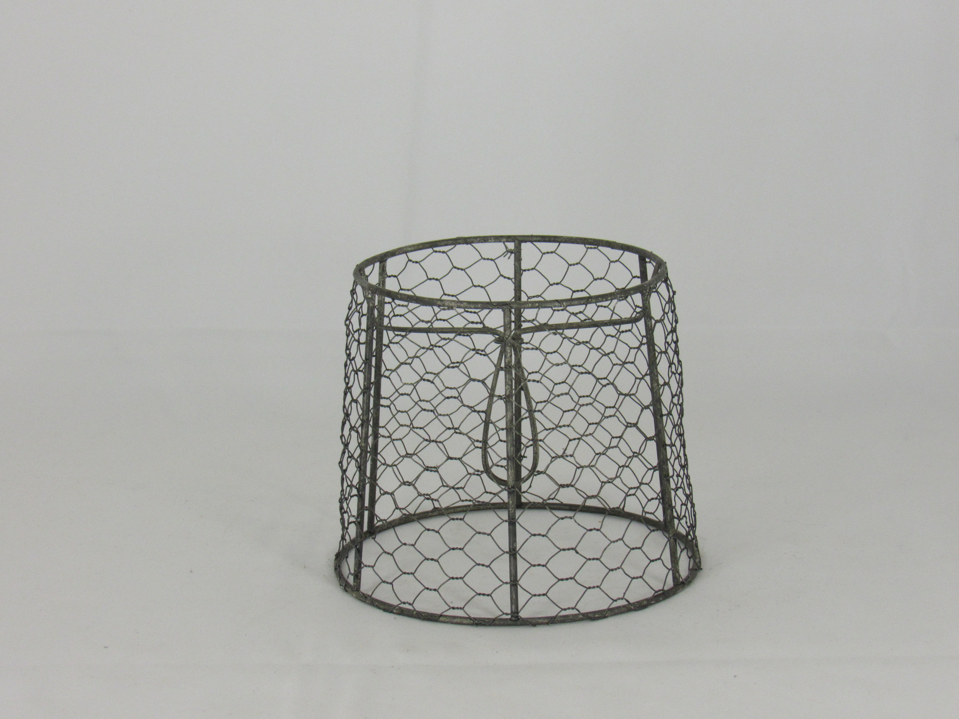 Williston Forge 5" H Metal Chicken Wire Drum Lamp Shade ( Clip On ) in ...