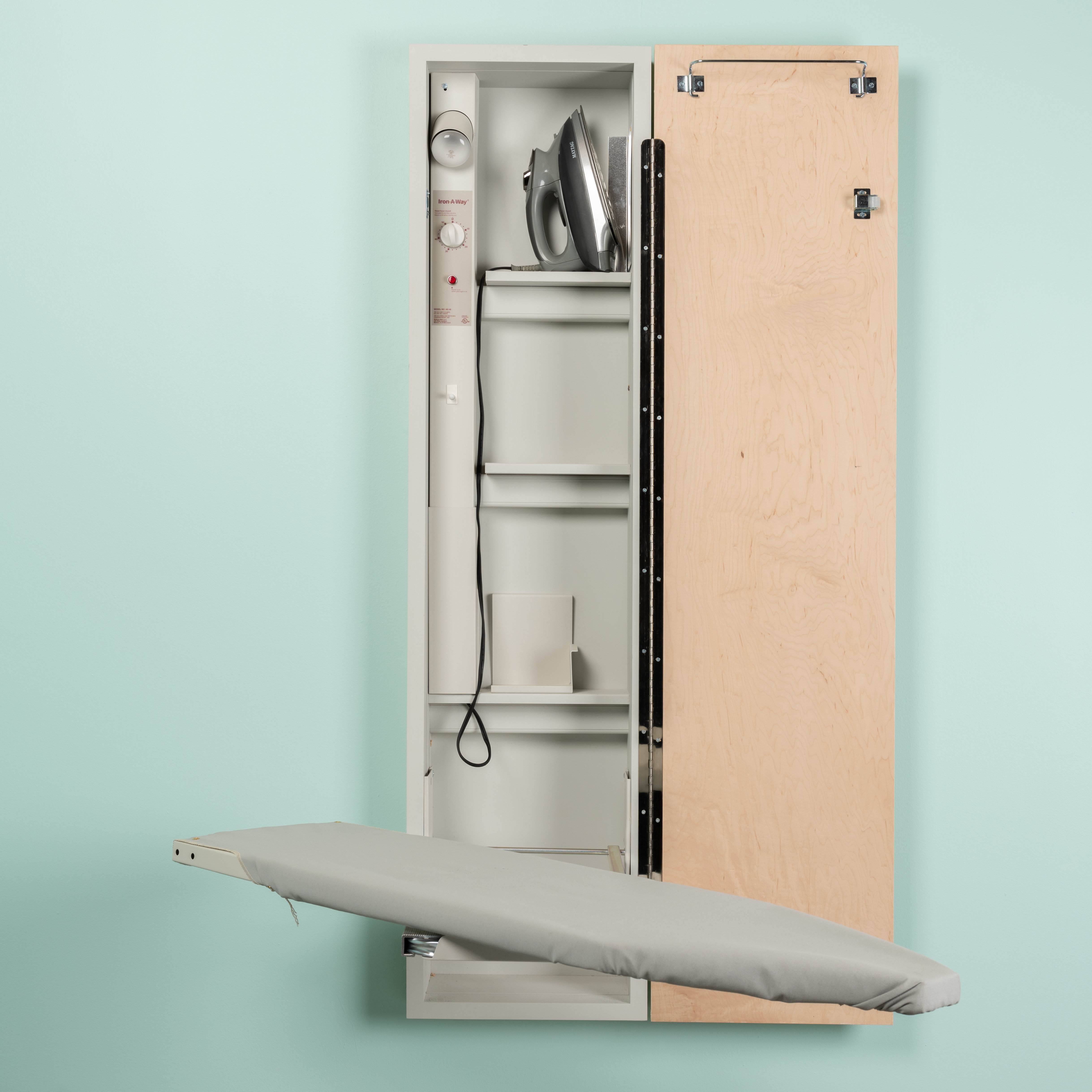 Iron-A-Way LLC Premium Built-In Ironing Center Ironing Board & Reviews ...
