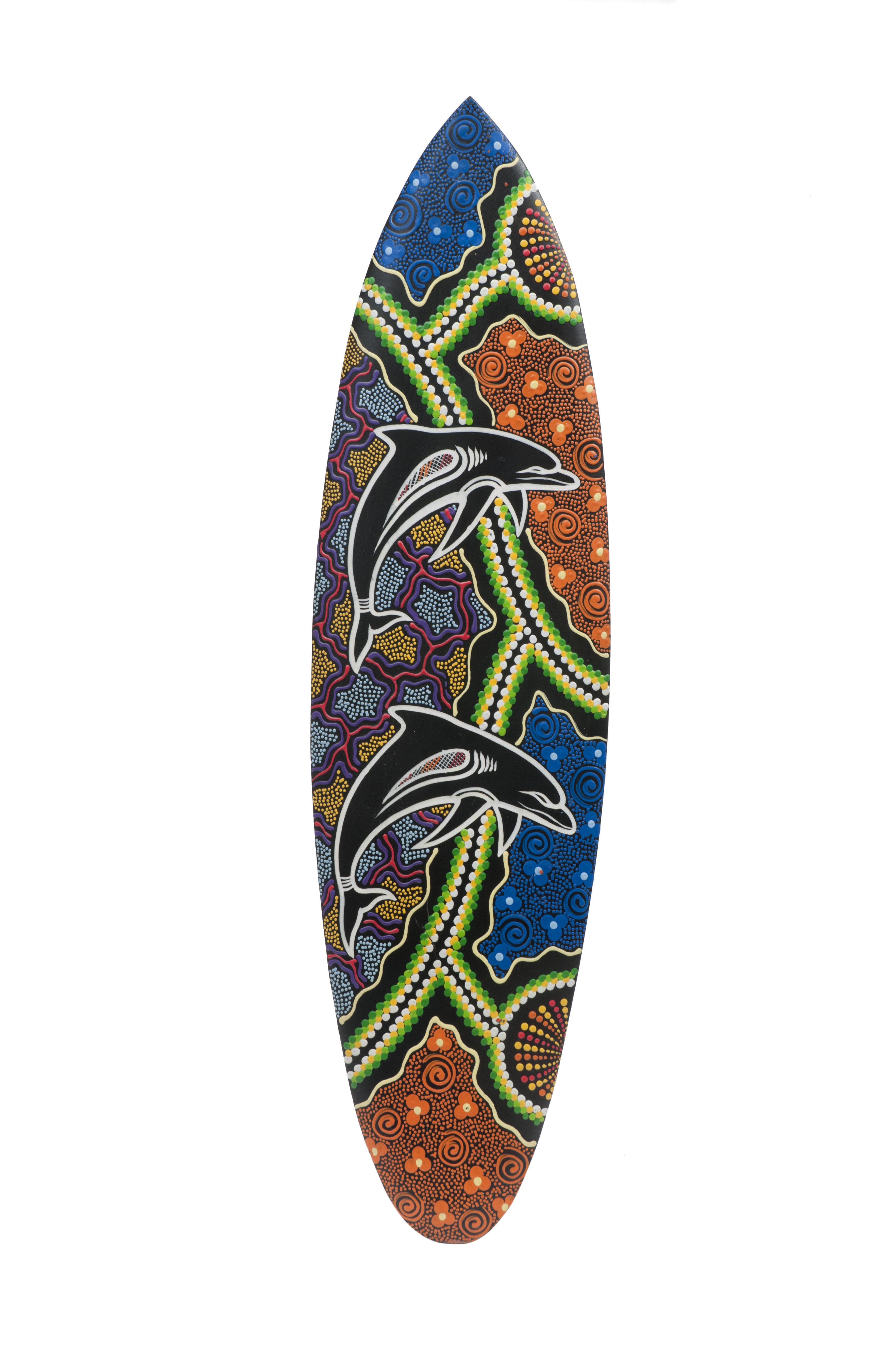 Bungalow Rose Vibrant Dolphin Surfboard Wall Decor - Wayfair Canada