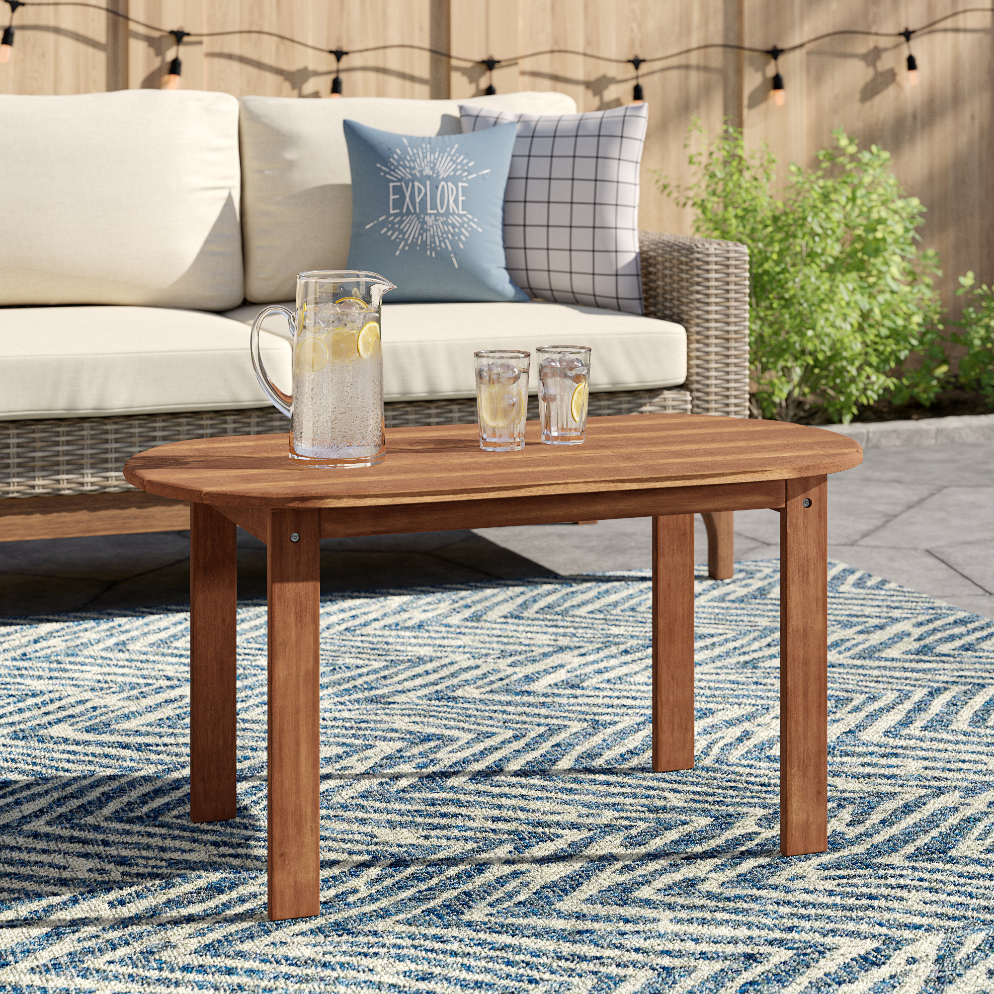 Beachcrest Home™ Langport Solid Wood Coffee Table & Reviews - Wayfair ...