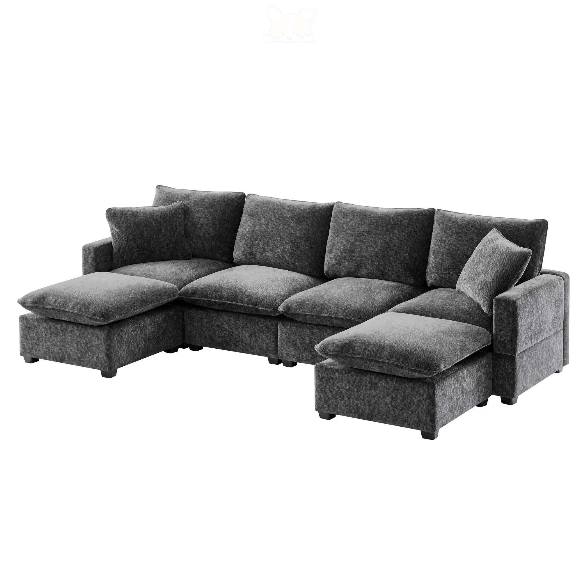 Latitude Run® 110*57" Modern U Shape Modular Sofa | Wayfair