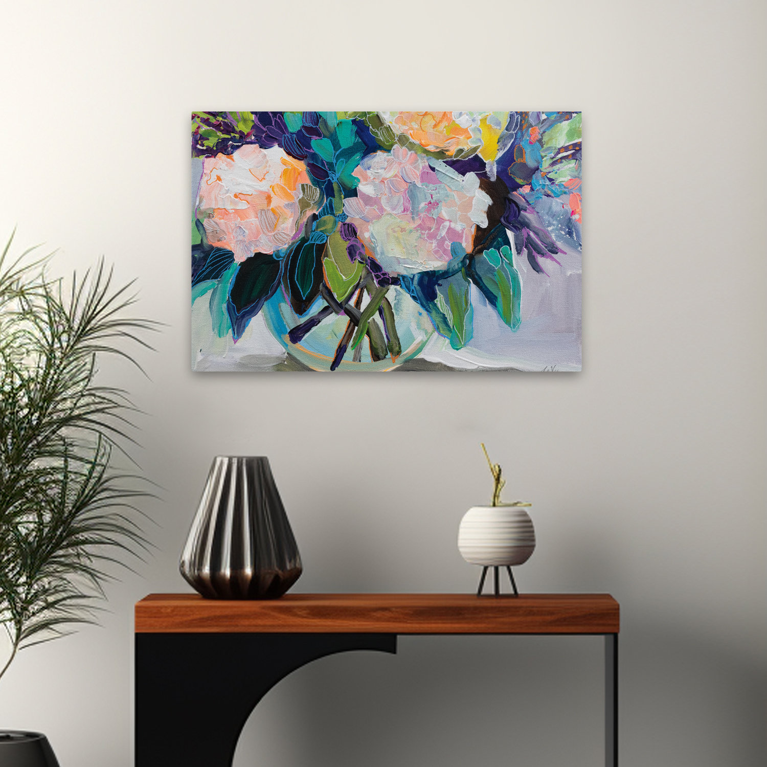 Red Barrel Studio® Blue And Bouquet Late Summer Art | Wayfair
