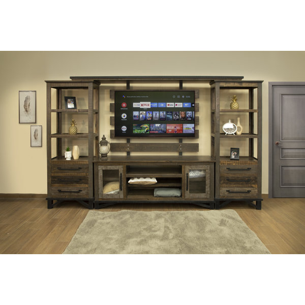 International Furniture Direct Loft Brown Wall Unit | Wayfair