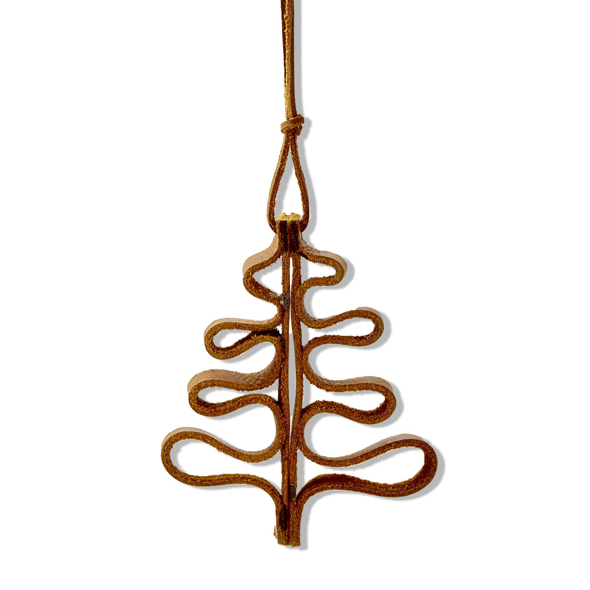 Ebern Designs Leather Tree Ornament | Wayfair