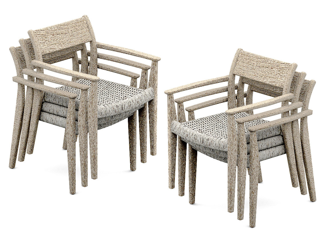 Teak Smith Qty 6 - Grade-A Teak Wood Luxurious Solo / Single Amilo ...