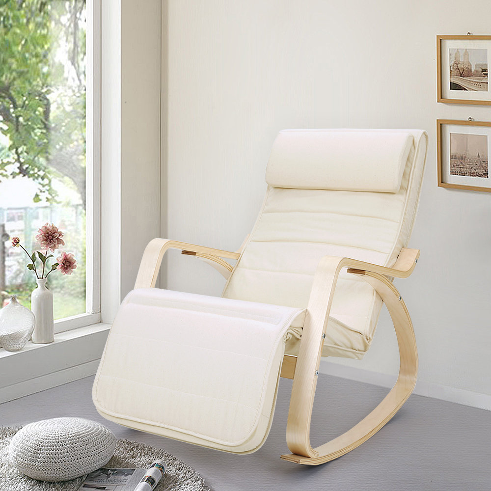 17 Stories Listro Sunlounger Rocking Chair & Reviews | Wayfair.co.uk