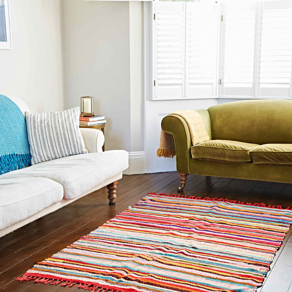 Paper High Multicoloured Recycled Rag Rug & Reviews | Wayfair.co.uk