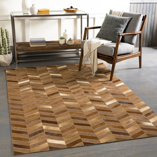 Leather Area Rugs You'll Love | Wayfair