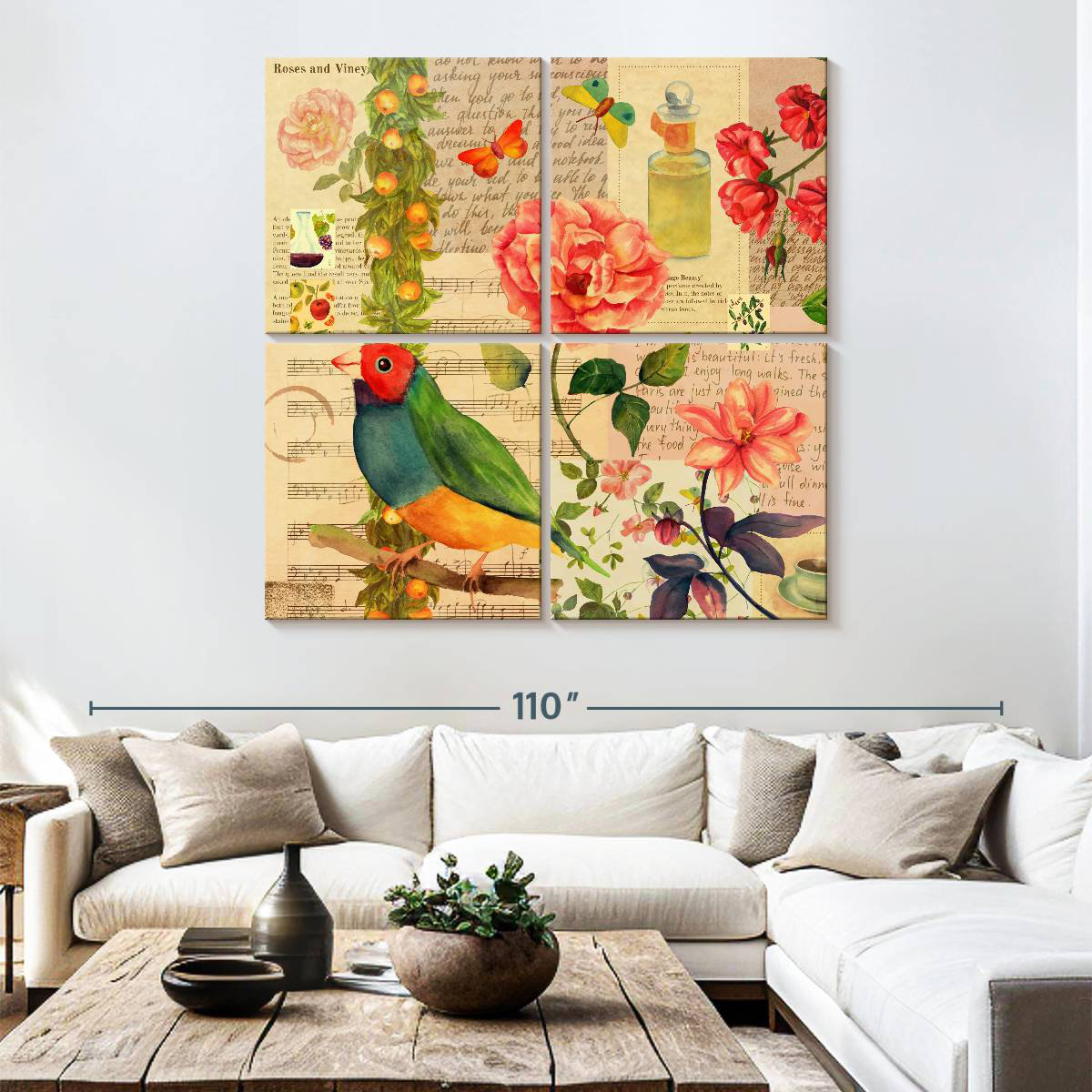 Ebern Designs Brampt Colorful Bird Letters | Wayfair