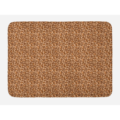 Animal Print Bath Rugs & Mats You'll Love | Wayfair