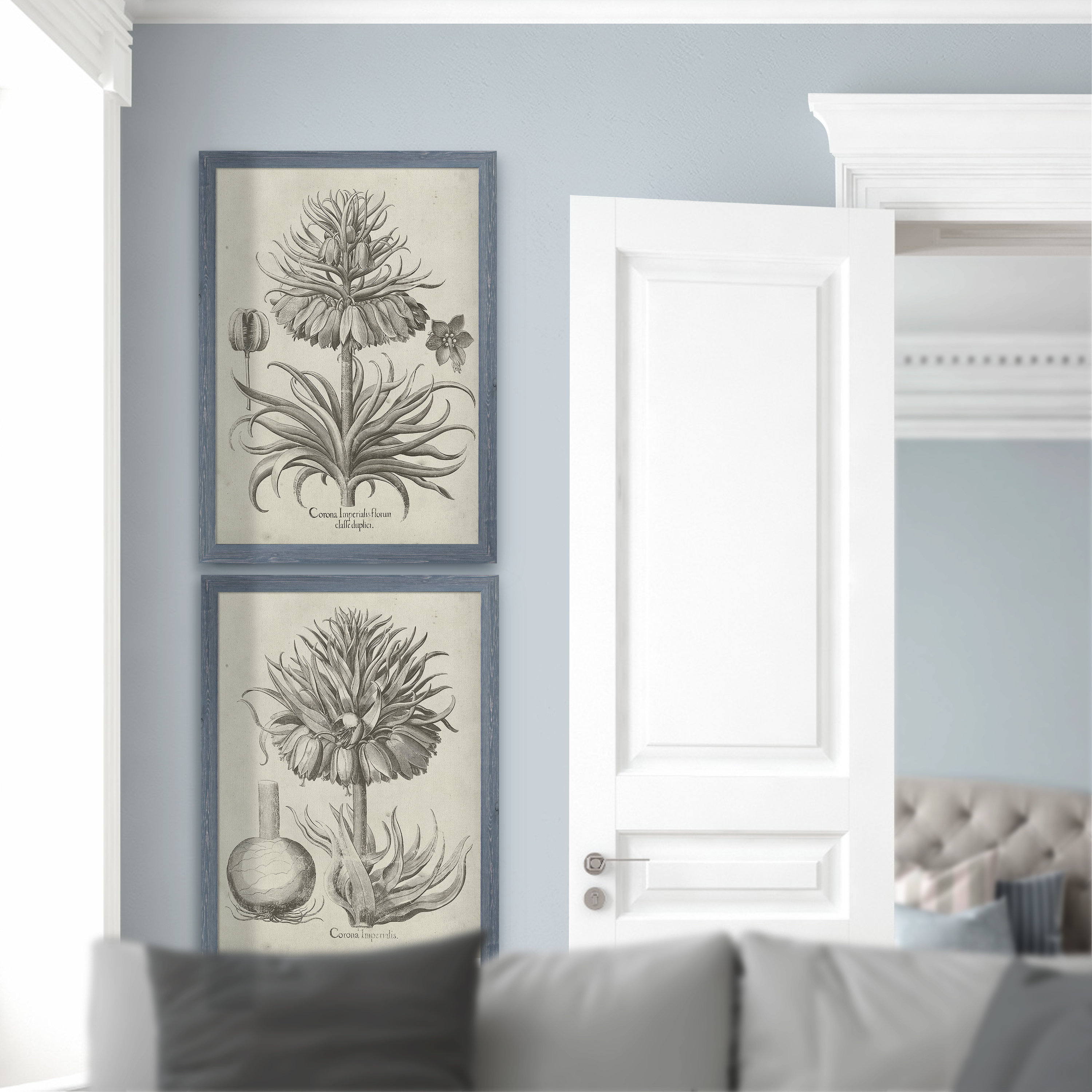 Rosalind Wheeler 'Fresco Crown Imperial II' - 2 Piece Picture Frame ...