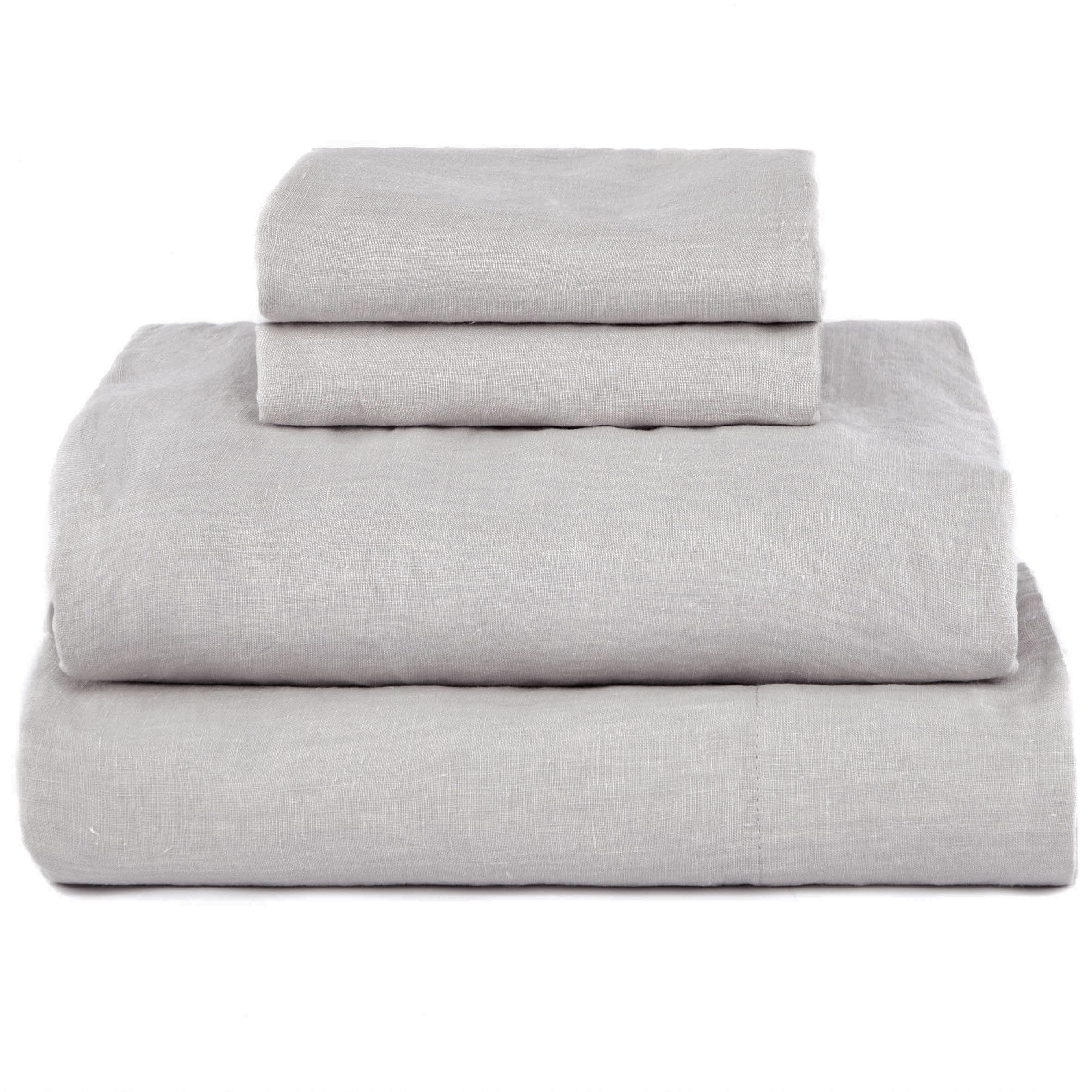 BOKSER HOME 100% French Linen Sheet Set & Reviews | Wayfair