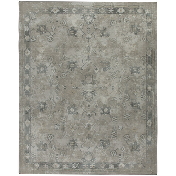 Milliken Drayton Croft Worn Pewter Oriental Area Rug - Wayfair Canada