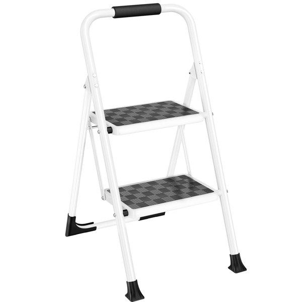 WFX Utility™ 2 - Step Steel Lightweight Folding Small Step Ladder ...