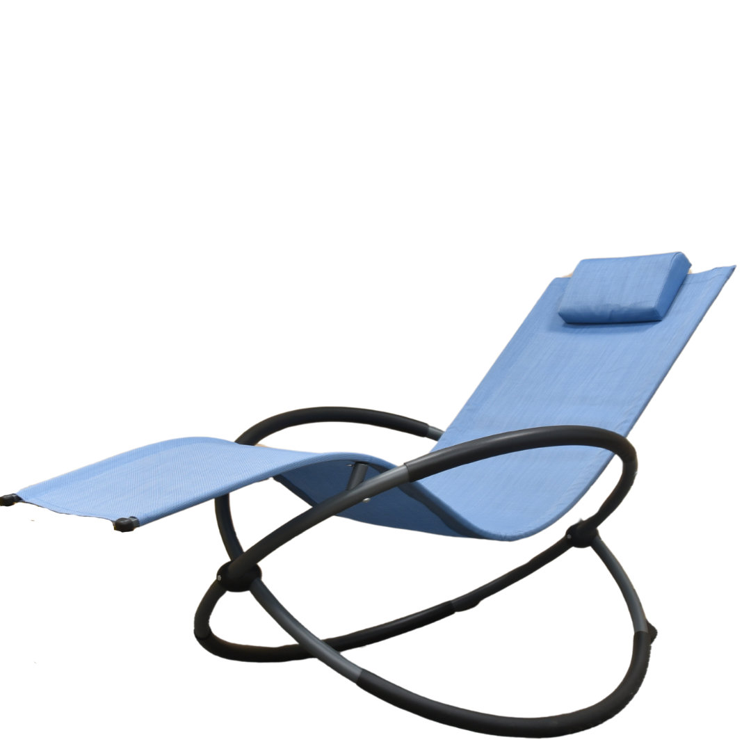 Arlmont & Co. Vivere Orbital Rocking Lounger Made with Premium Outdoor ...