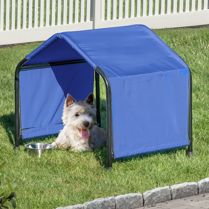 ShelterLogic Blue Dog Shade Canopy Pet Shelter | Wayfair