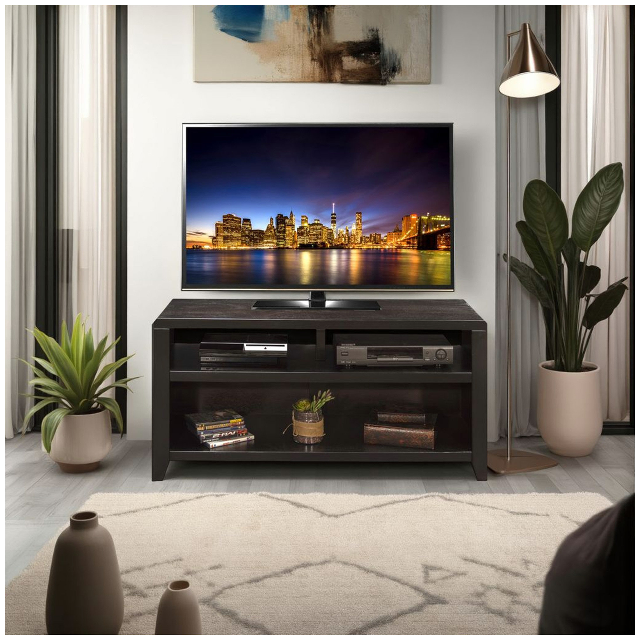 Ophelia & Co. 48 inch TV Stand for TVs up to 55 inches, No Assembly ...