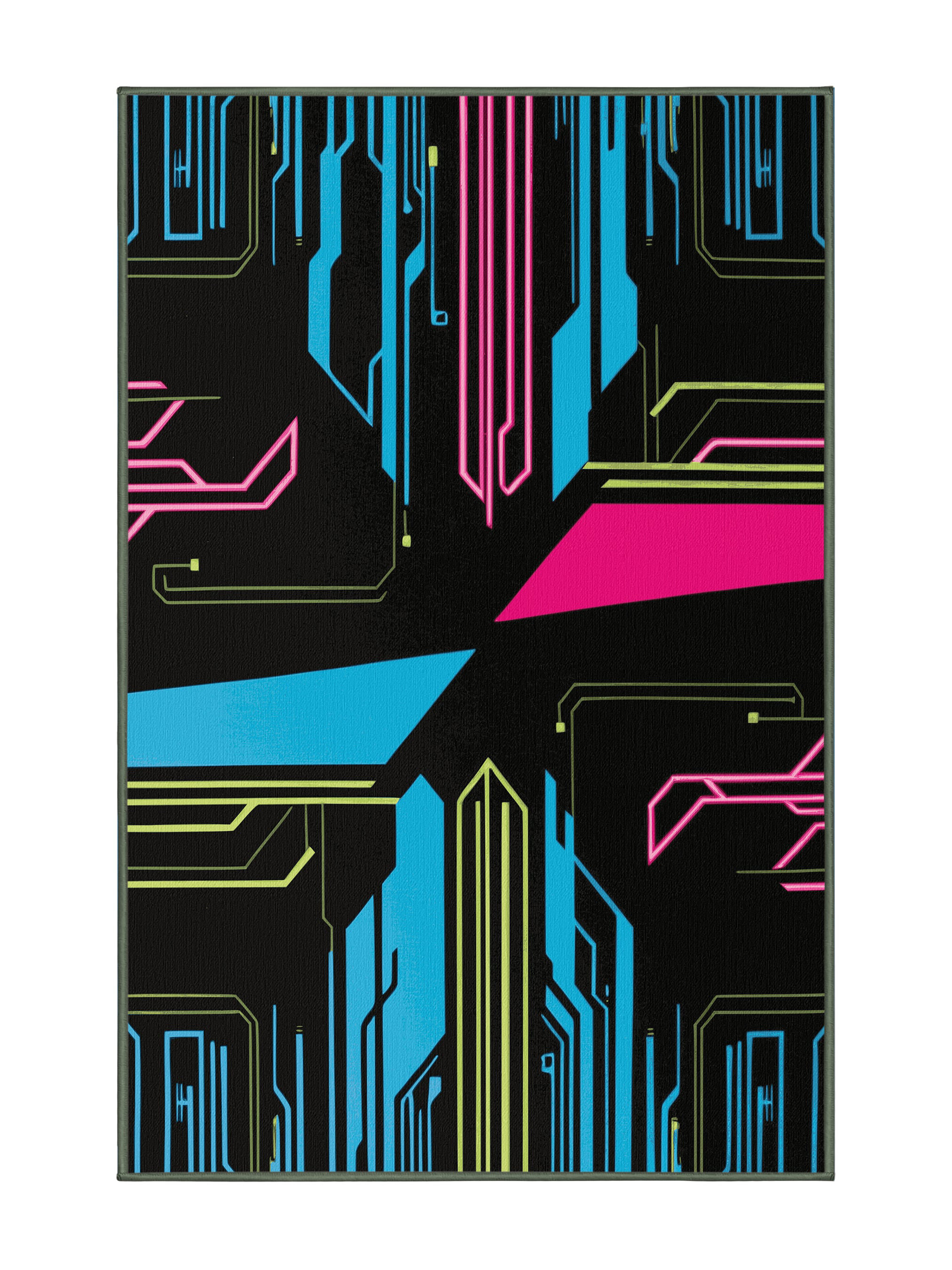Ivy Bronx Neon Apex Rug | Wayfair
