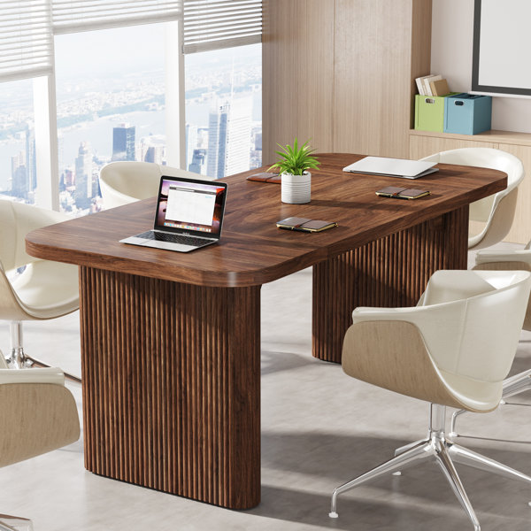 Millwood Pines Rectangle Conference Meeting Room Table & Reviews | Wayfair