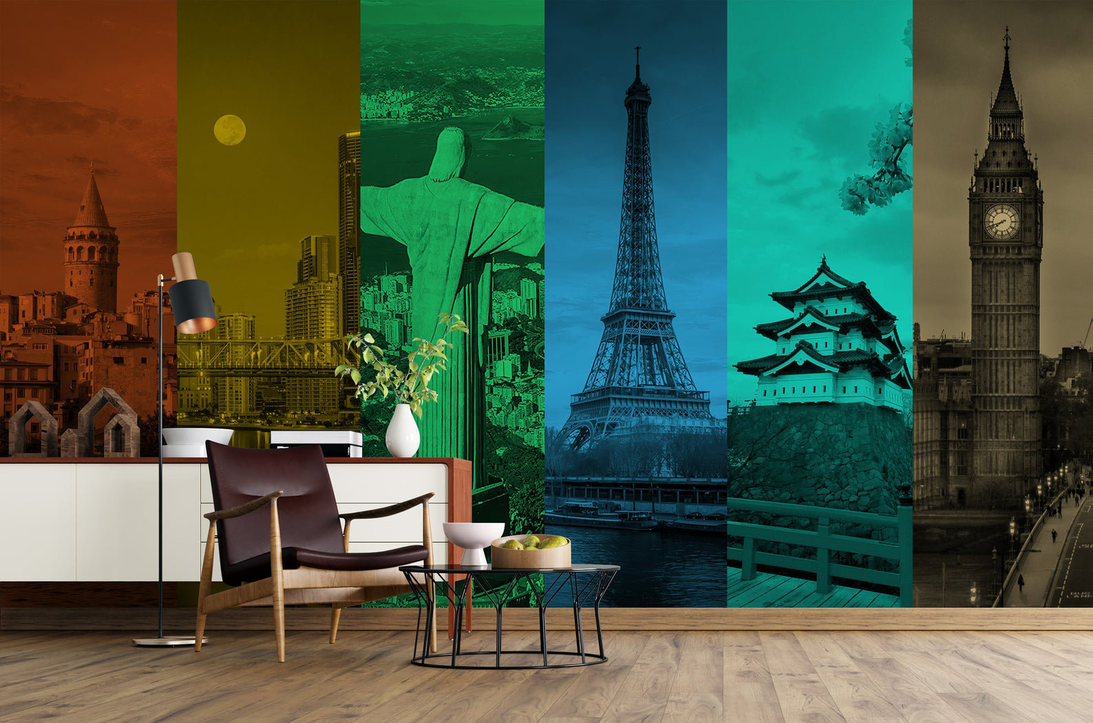 GK Wall Design Istanbul Galata Tower Jesus Statue Eiffel Japanese House ...