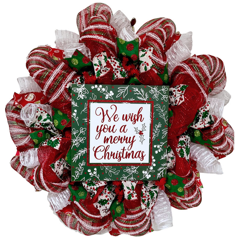 The Holiday Aisle® 20" Polyvinyl Chloride (PVC) Wreath | Wayfair