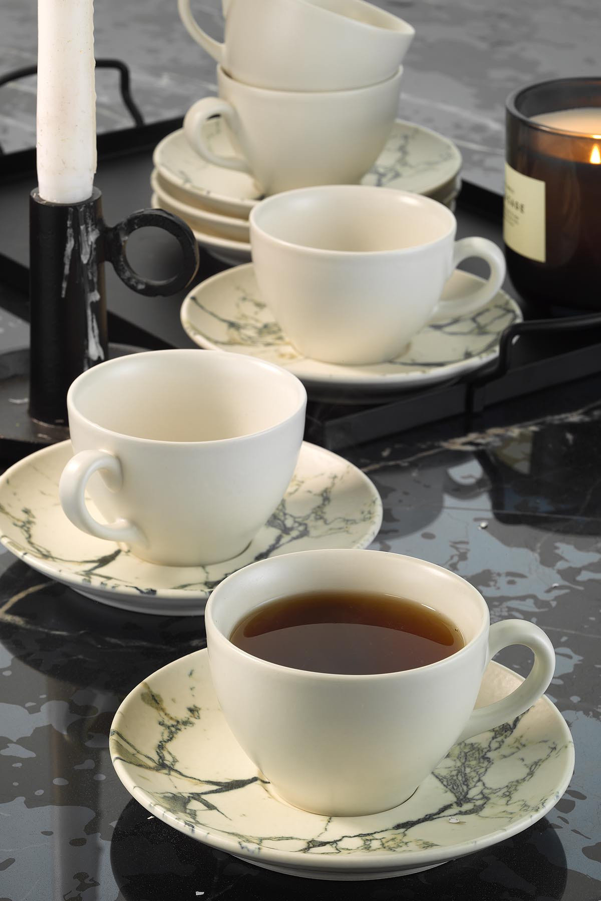East Urban Home Kibbe Teacup & Saucer | Wayfair