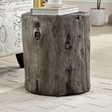 Millwood Pines Solid Wood Tree Stump End Table - Wayfair Canada