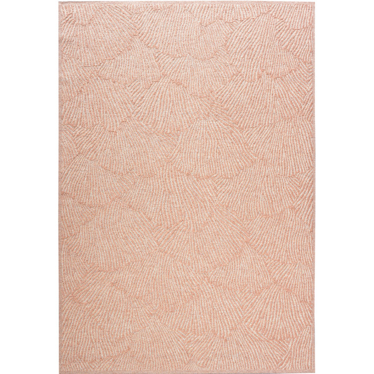 Ebern Designs Abstract Flat Weave Orange Area Rug | Wayfair.co.uk