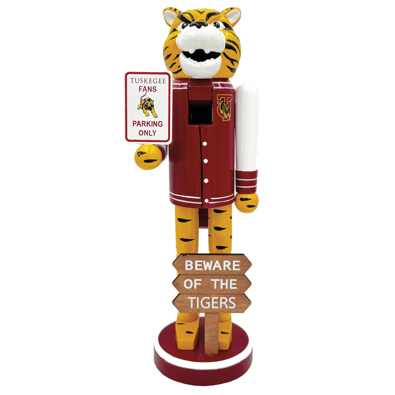 The Holiday Aisle® 12" Tuskegee Beware of Tigers Nutcracker | Wayfair