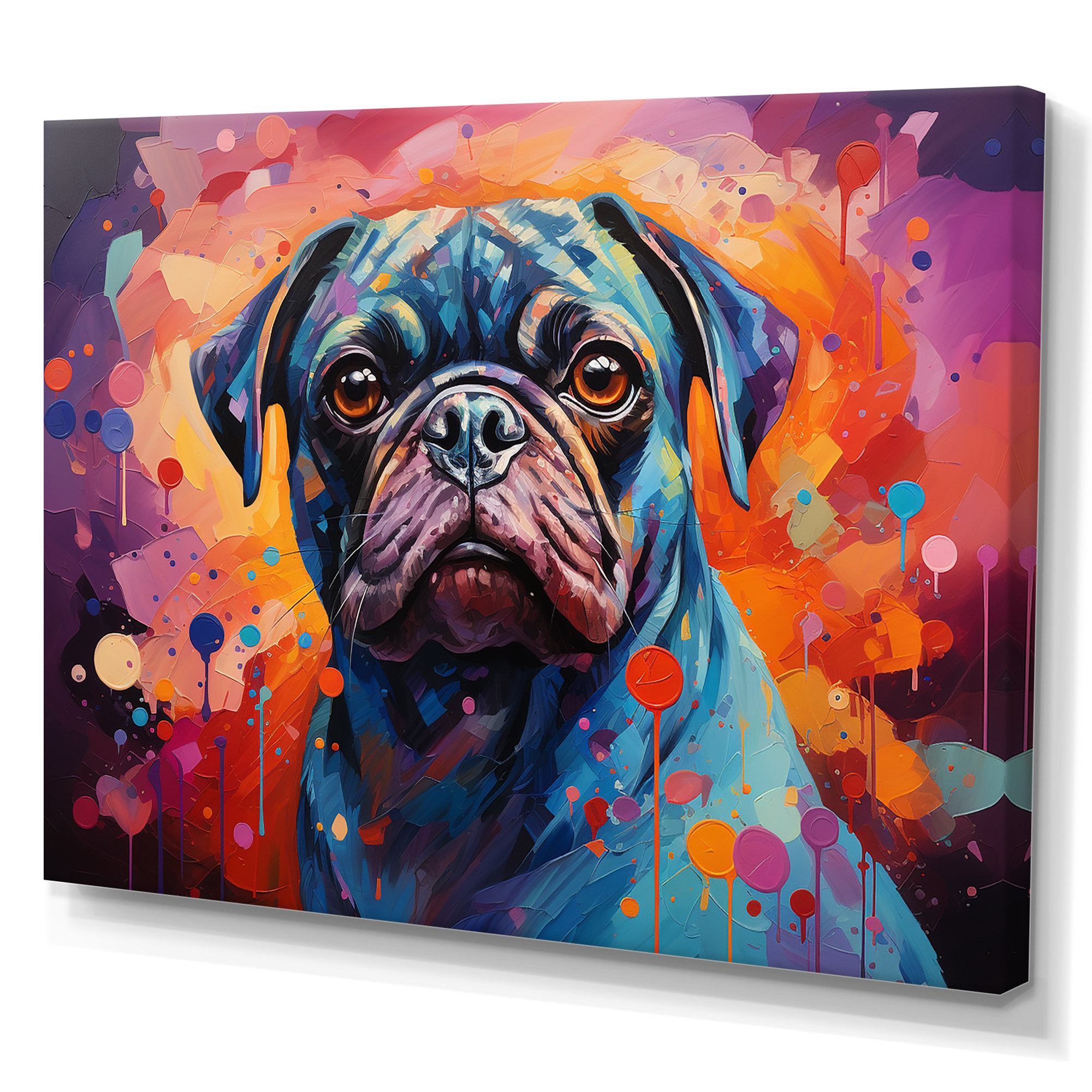 Winston Porter Popart Pug Parade IV - Dog Wall Decor - Wayfair Canada
