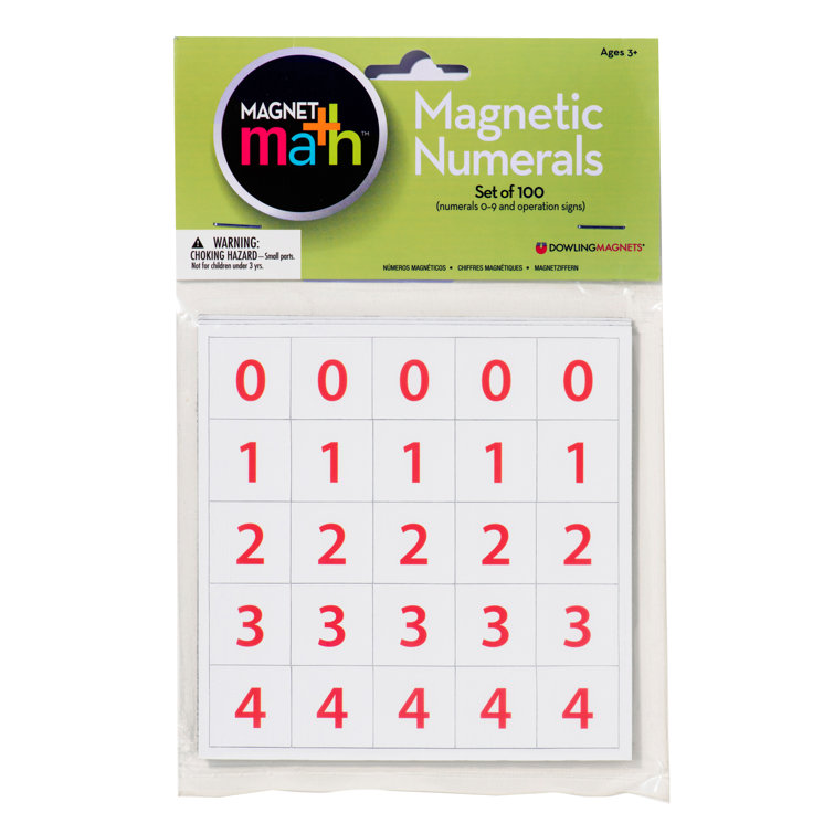 Dowling Magnets Magnet Numerals Numbers - Wayfair Canada