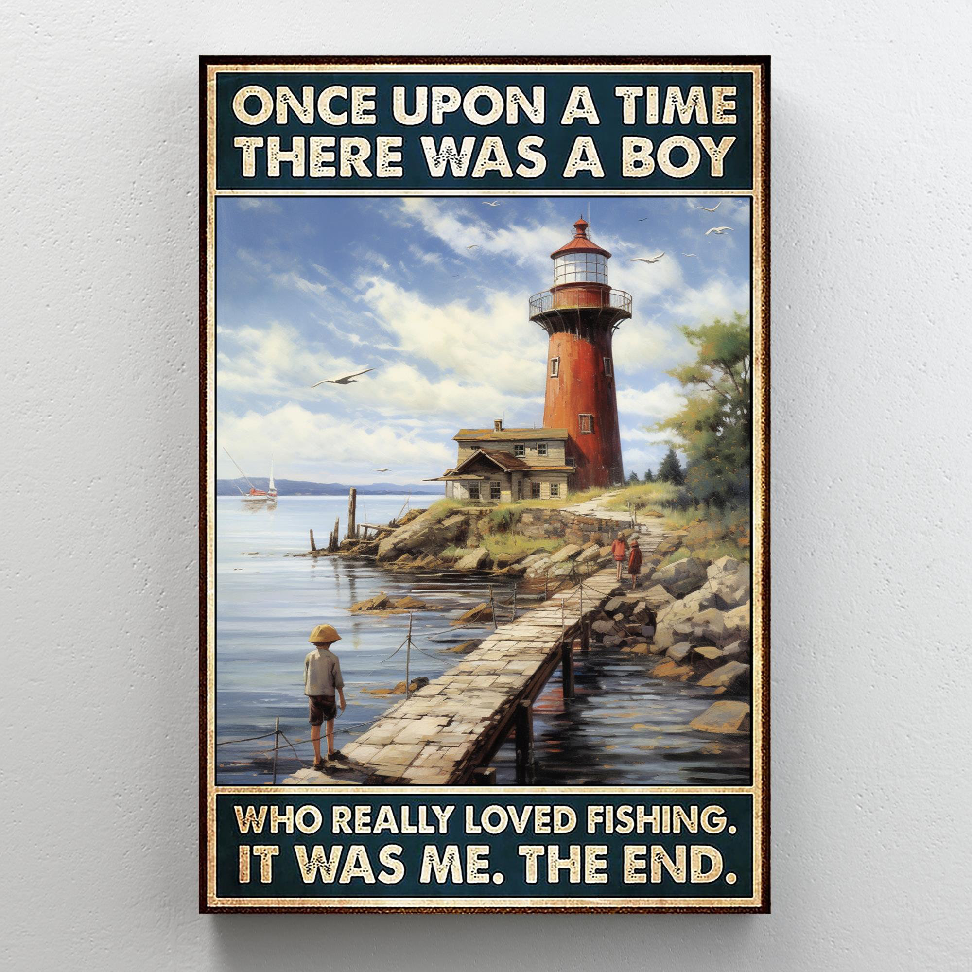 Trinx Who Really Loved Fishing - 1 Piece Rectangle Graph " Who Really ...