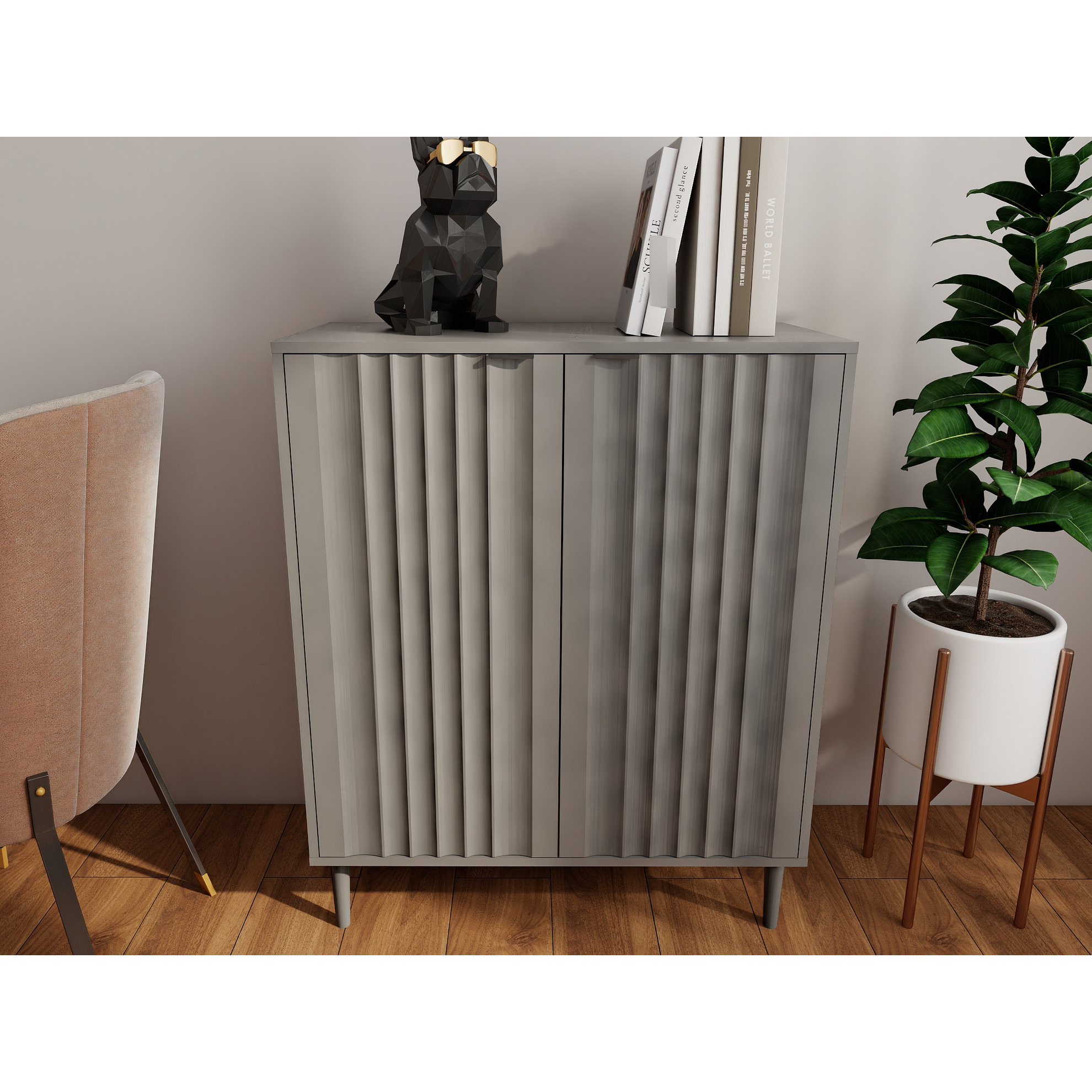 George Oliver Stylish Modern Kitchen Storage Cabinet For Appliance And ...