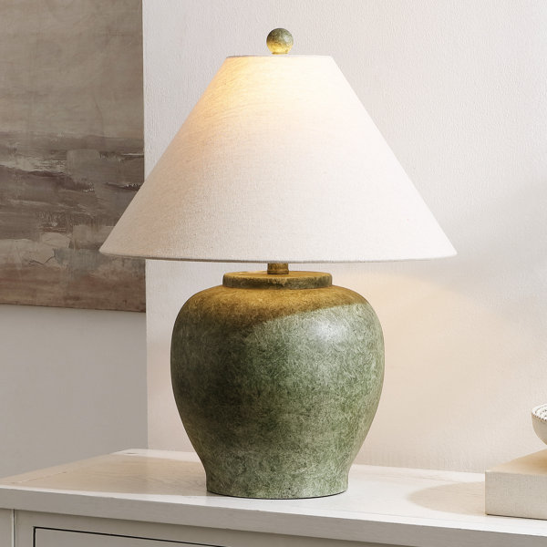 Joss & Main Dylan 22 Inch Antique Resin Table Lamp & Reviews | Joss & Main