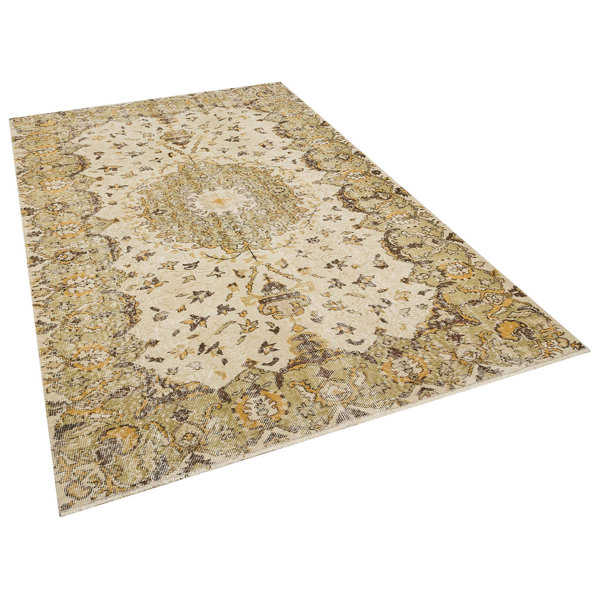Lofy Vintage Beige Rug | Wayfair