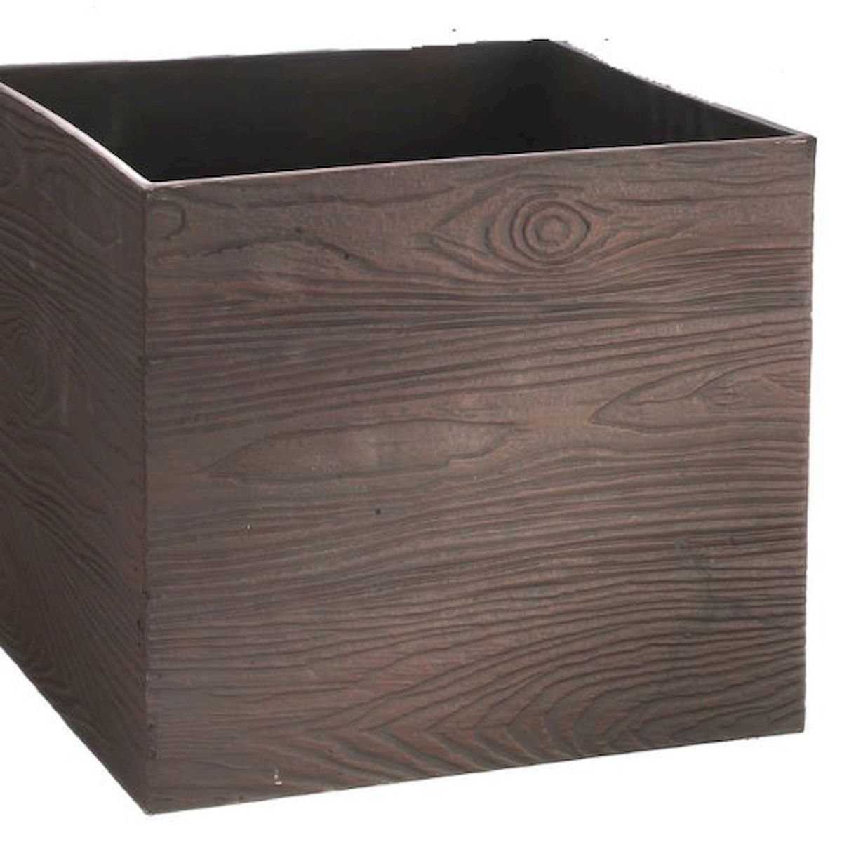 Red Barrel Studio Square Woodgrain Planter | Wayfair