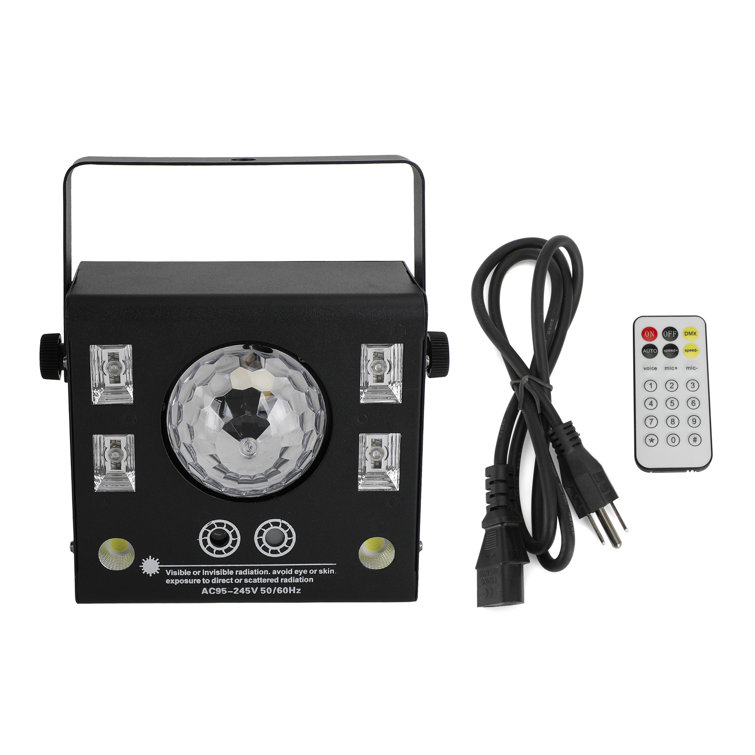 Topteng 4-in-1 RGB Disco Party DJ Light - LED Stage DMX Magic Ball with ...